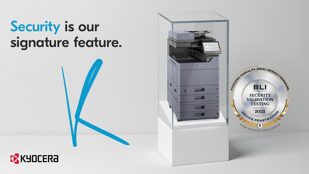 Kyocera's K-Level security earns recognition | Kyocera
